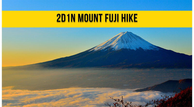 2D1N Mount Fuji Hike 2025 | SGTREK